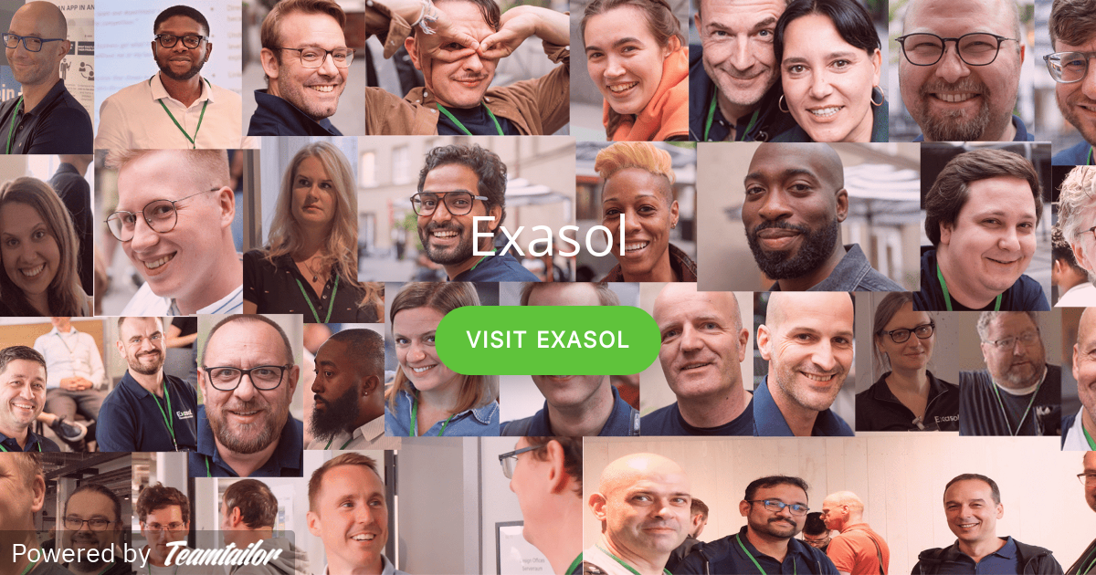 Change the Future of Data With Us - Exasol