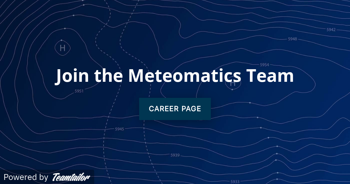 Career - Meteomatics