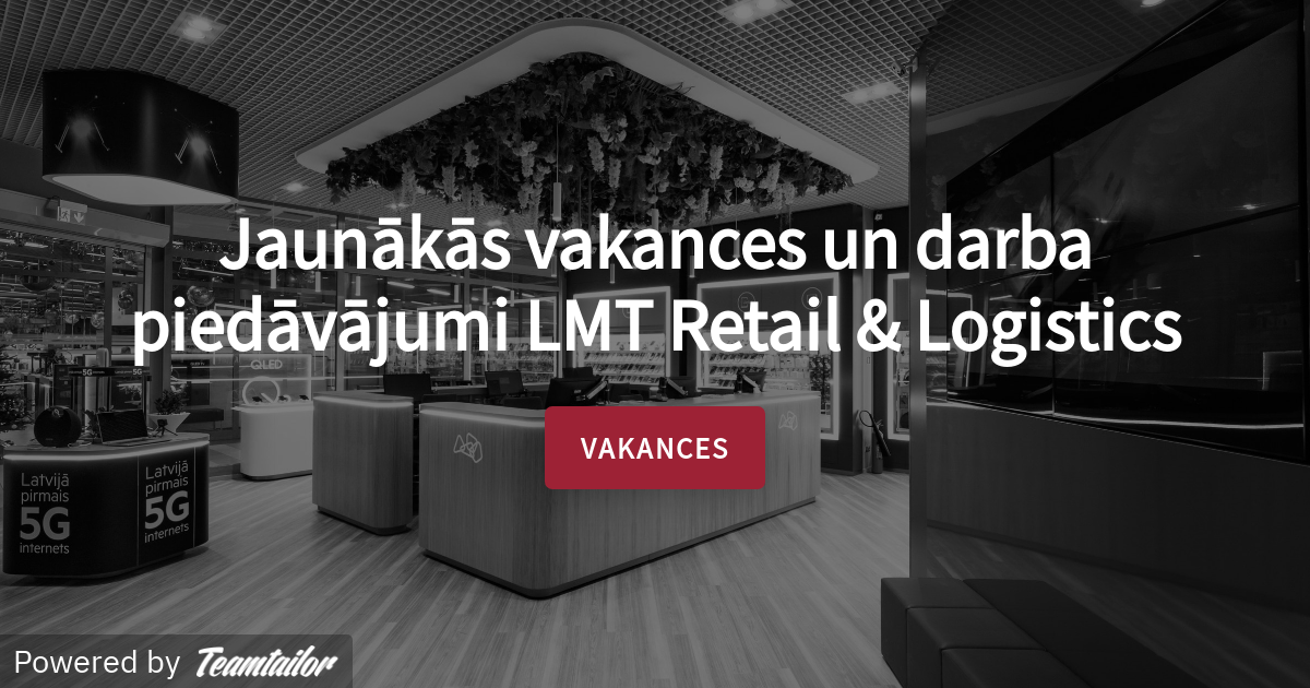 Vakances LMT Retail & Logistics - LMT Retail & Logistics