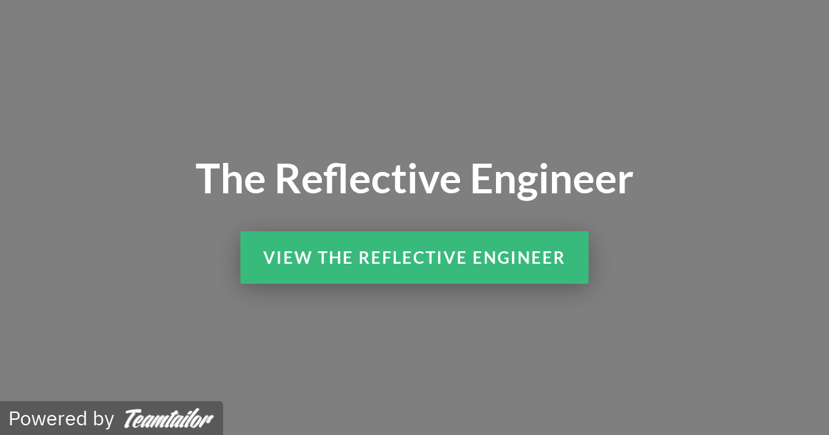 The Reflective Engineer - Engineers Without Borders Sweden