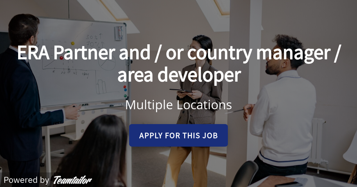 ERA Partner and / or country manager / area developer - Sperton Global AS