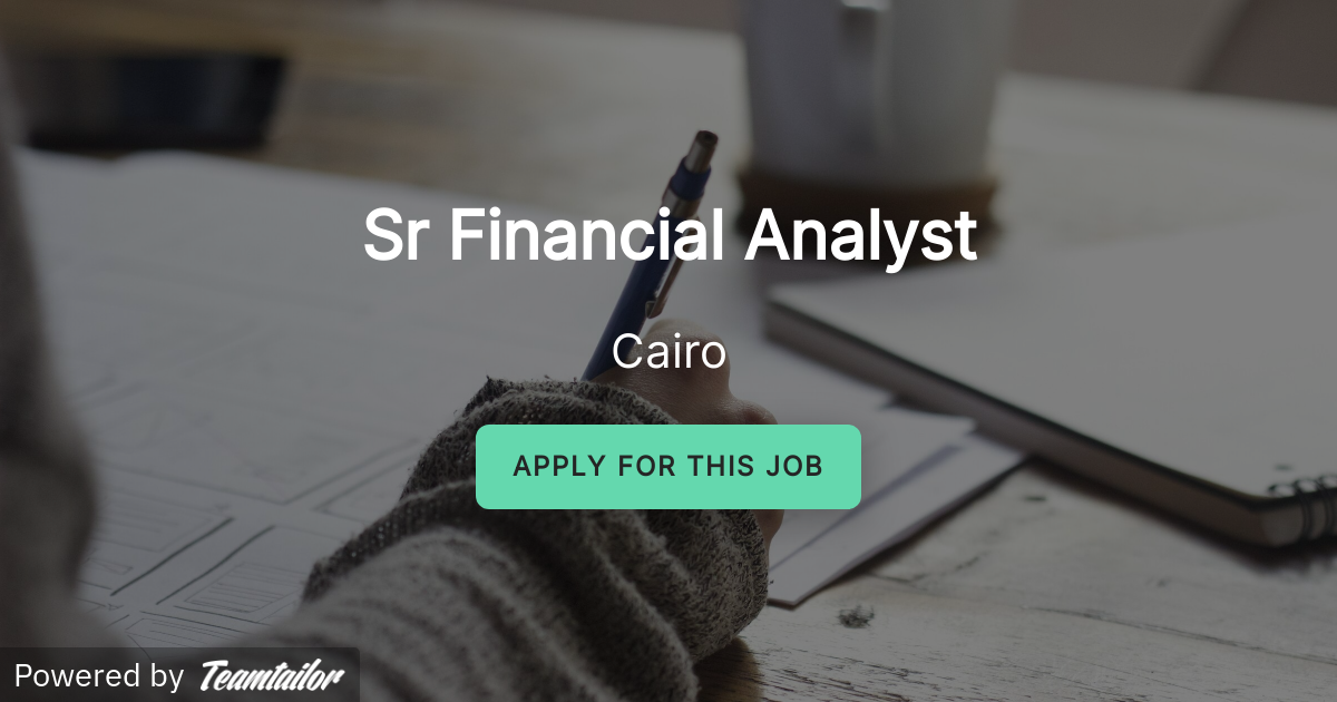 Sr Financial Analyst Noon Academy