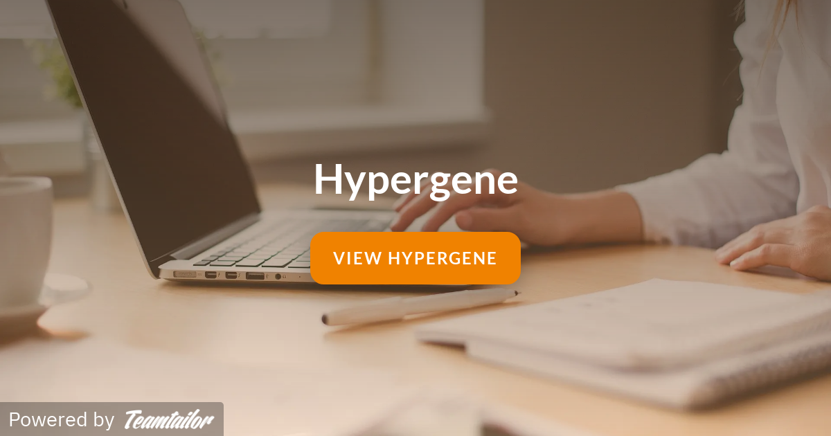 Hypergene - Fatta ett framgångsrikt beslut - bli en av oss!
