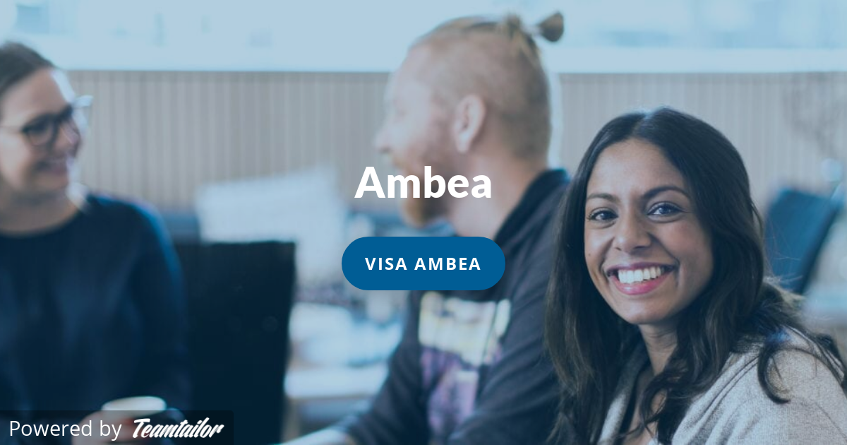 En unik karriär - Ambea