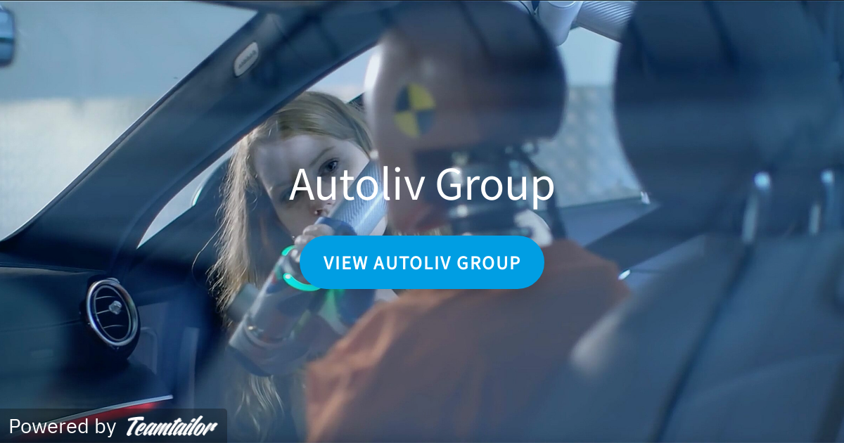 A decision that can change lives - Autoliv Group