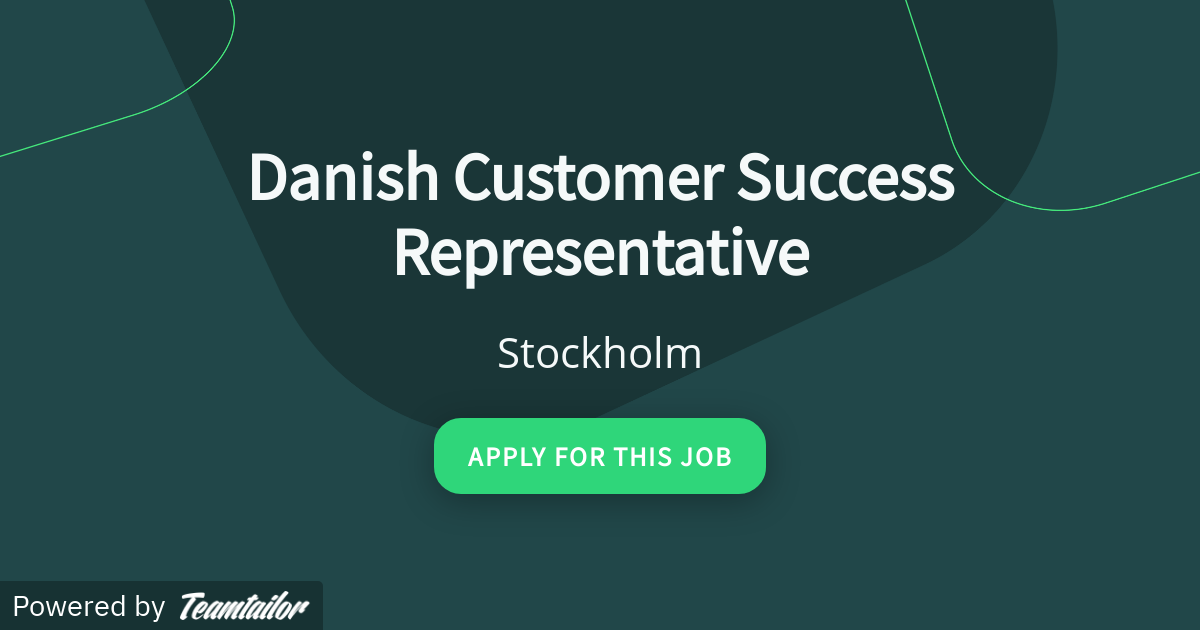 Danish Customer Success Representative - Qred Bank AB