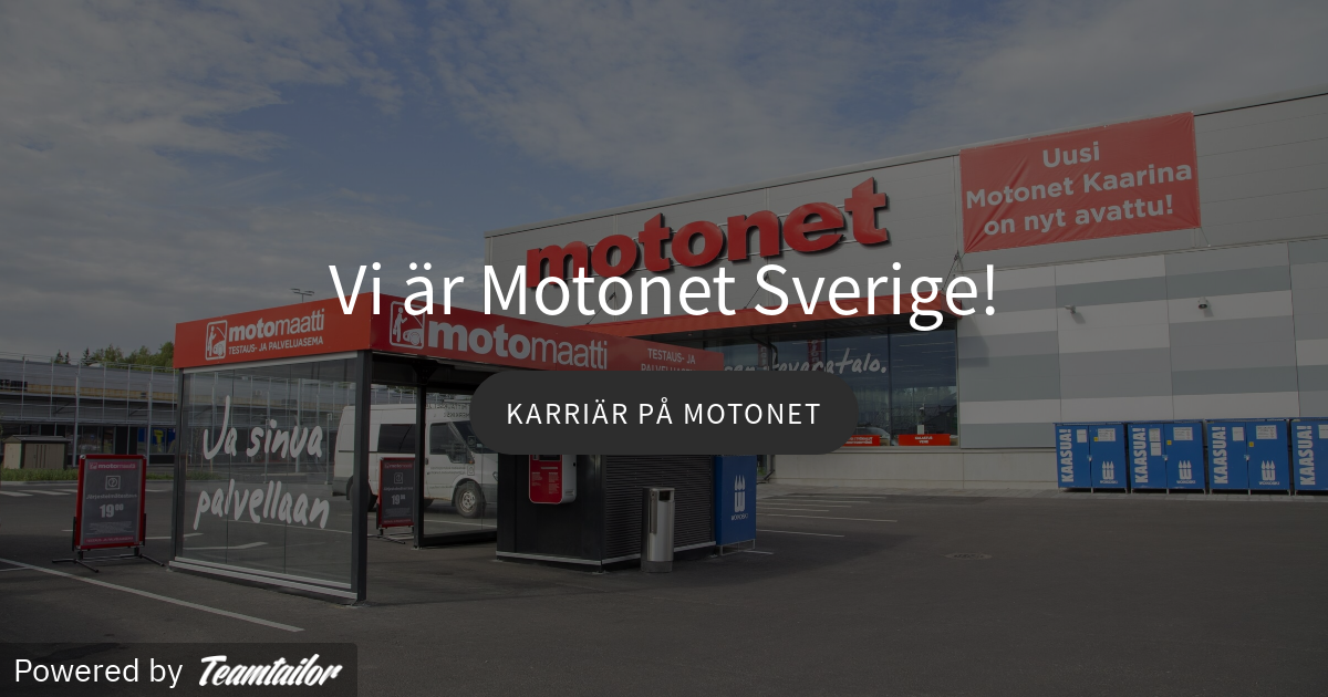 Motonet Sverige - Motonet Sverige