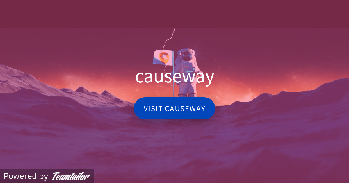 Working At Causeway - Causeway Technologies