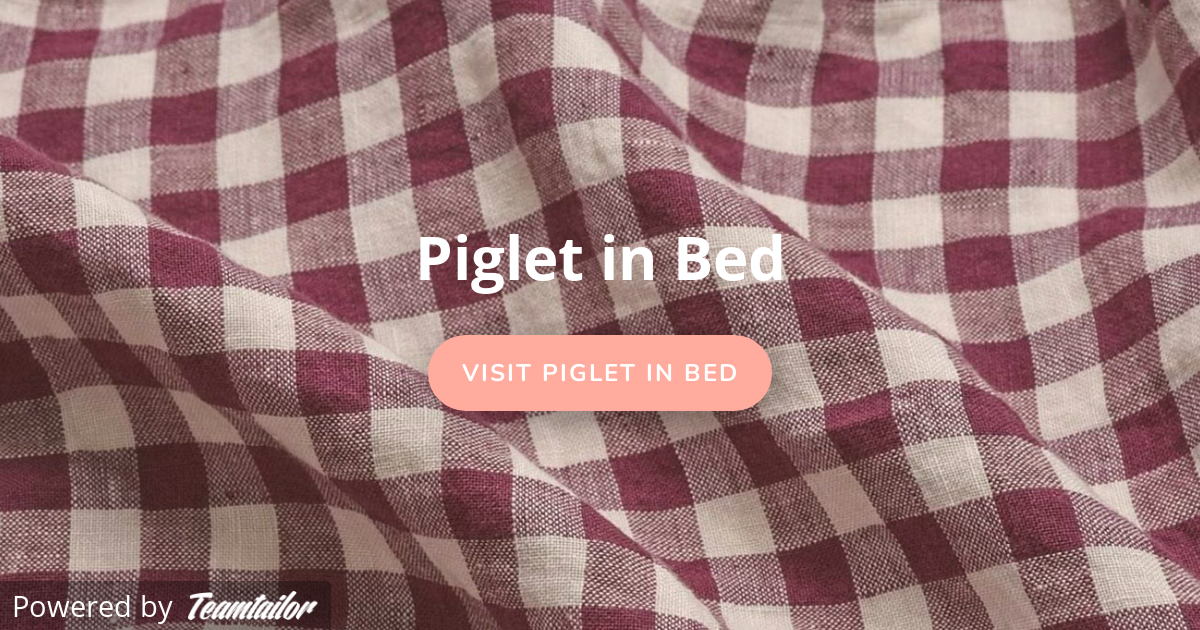 A colourful career - Piglet in Bed