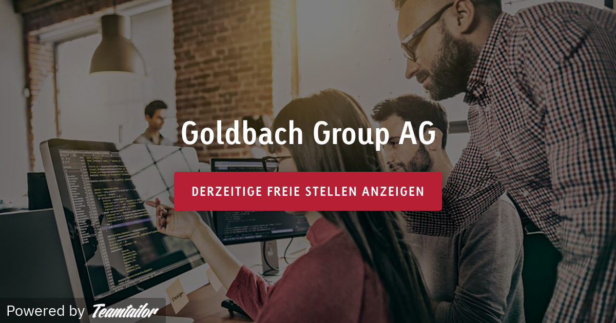 Jobs list - Goldbach Group AG
