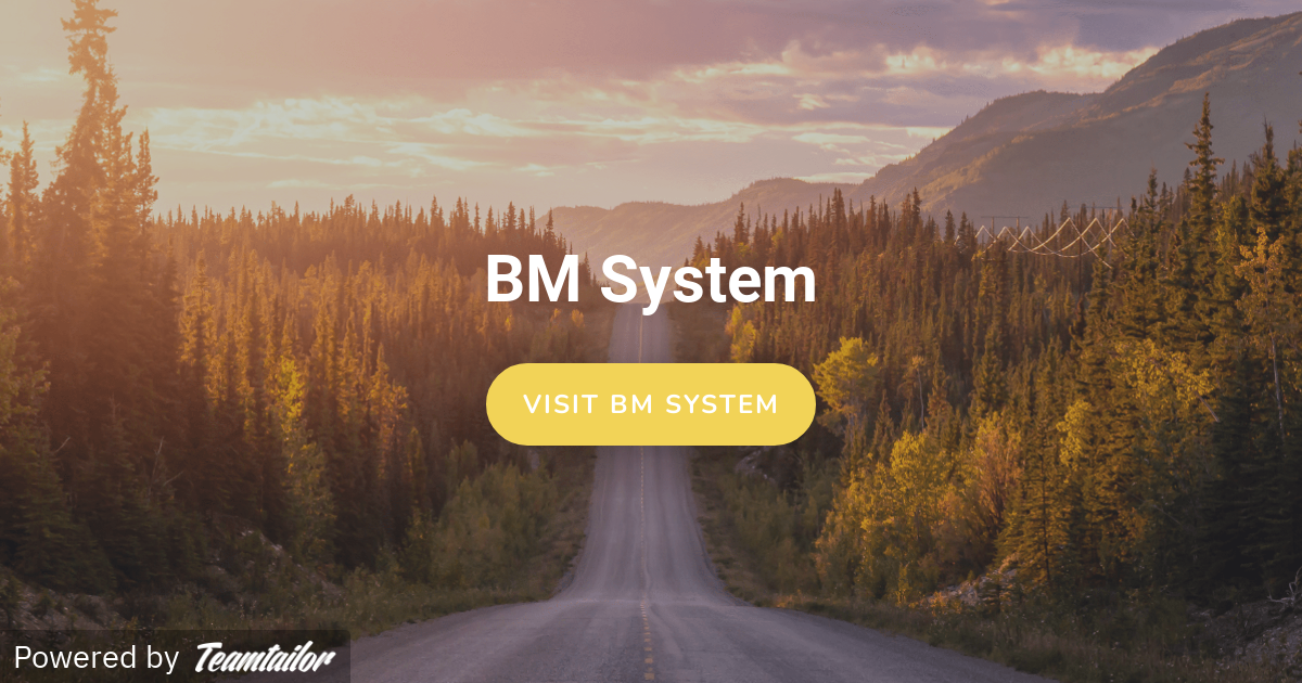 Bli en medarbetare hos oss! - BM System