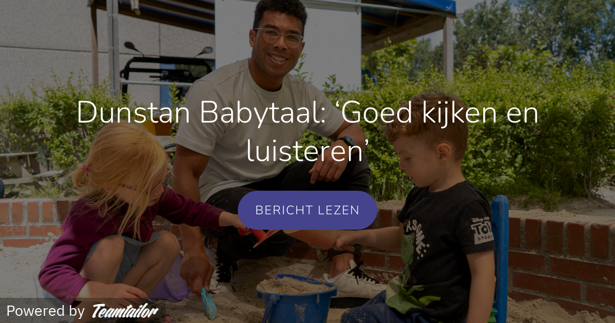 Dunstan Babytaal: ‘Goed kijken en luisteren’ - Posts - Monkey Donky ...