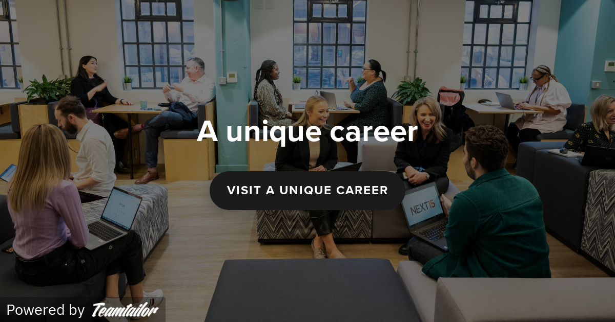 A unique career - Next15