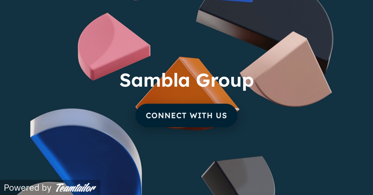 "Explore our career site at Sambla Group" - Sambla Group