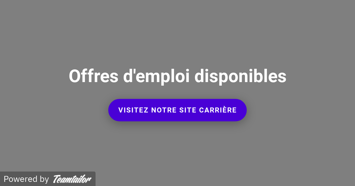 Offres d'emploi disponibles - SIGMA INFORMATIQUE