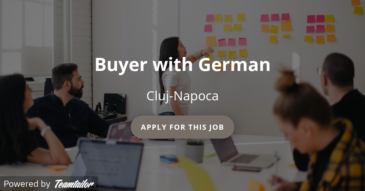 Buyer with German - Sales Consulting
