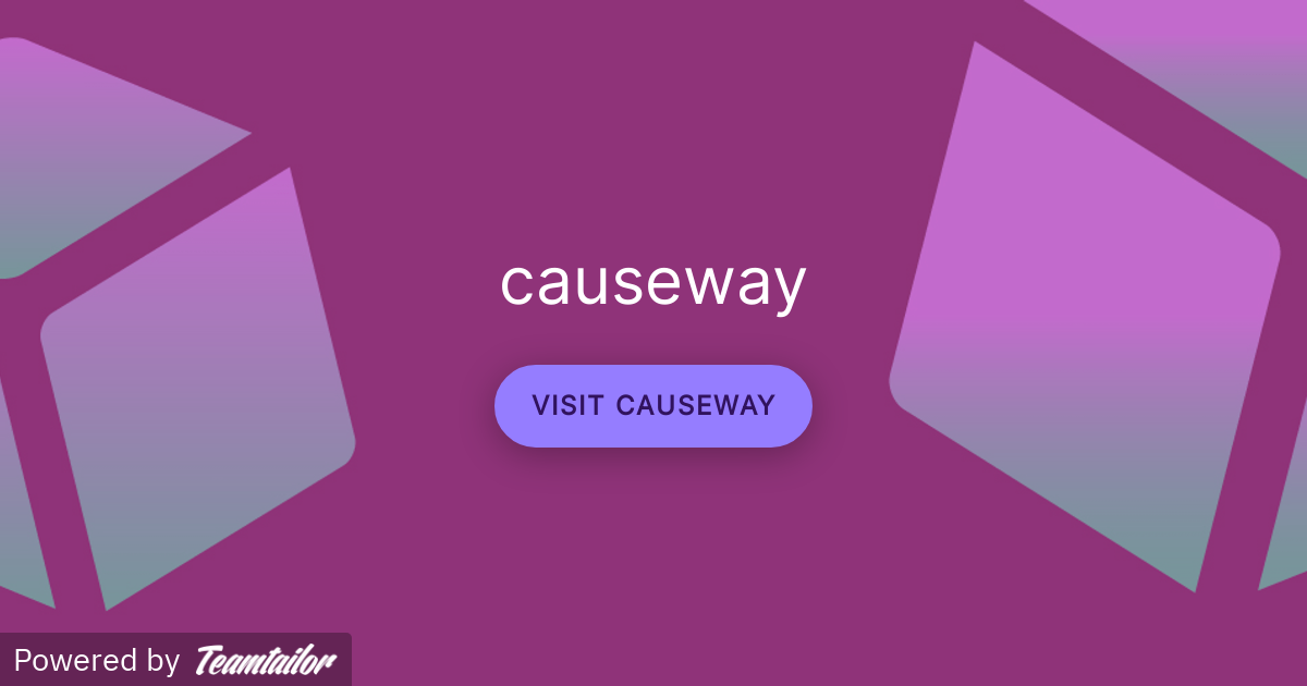 Working At Causeway - Causeway Technologies