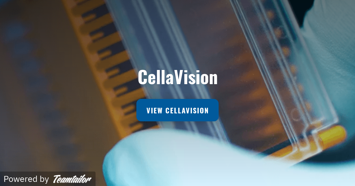 Leading-edge technology and the best people you can find - CellaVision