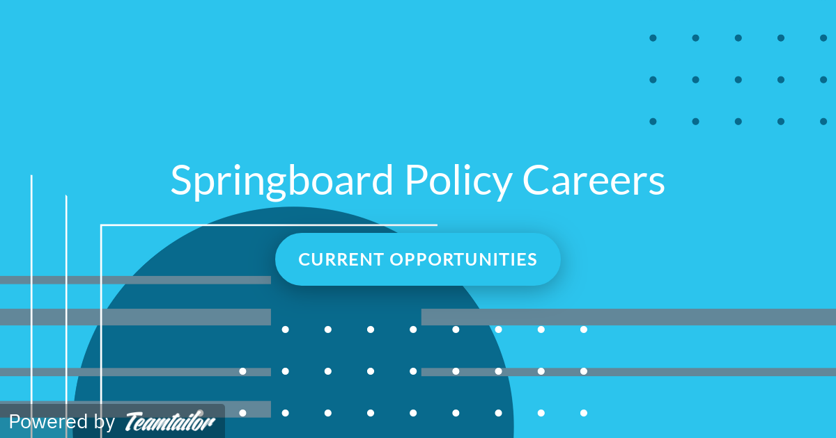 Careers at Springboard - Springboard Policy