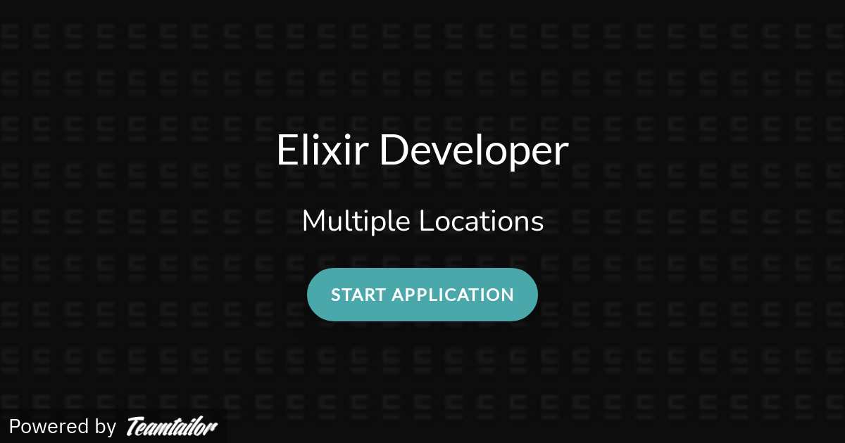 Elixir Developer - Erlang Solutions