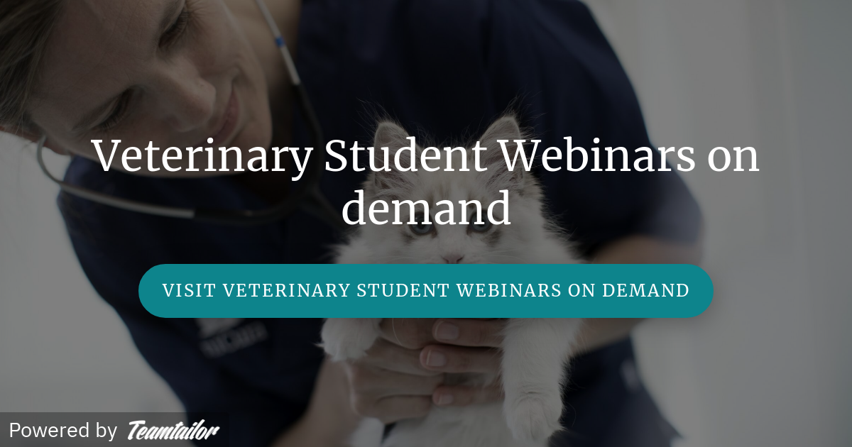 Veterinary Student Webinars on demand - AniCura Group
