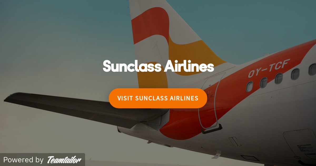 Working at Sunclass Airlines - Sunclass Airlines
