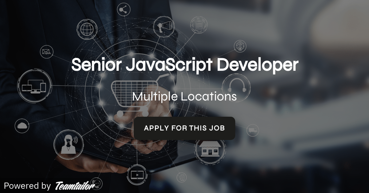 Senior JavaScript Developer - SMG