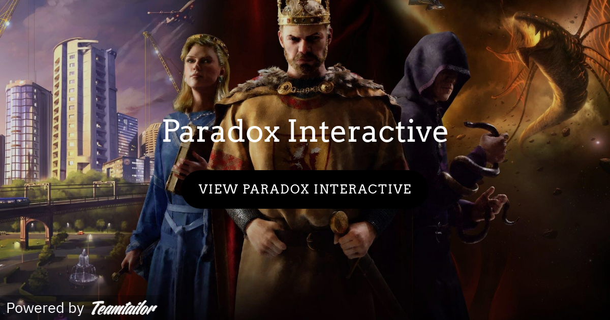 We are Paradox - Paradox Interactive