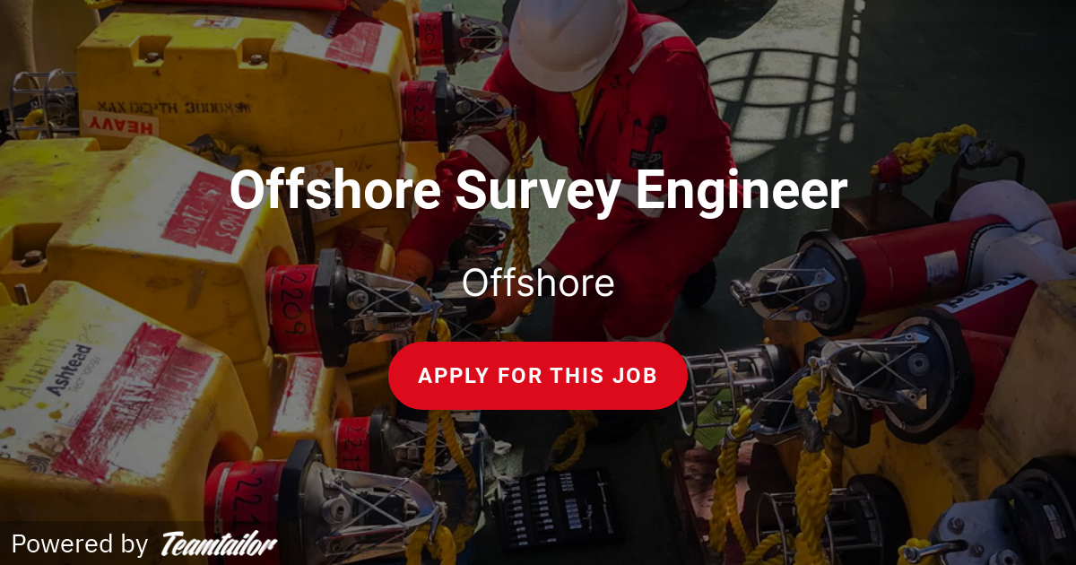 Offshore Survey Engineer - Andrews Survey