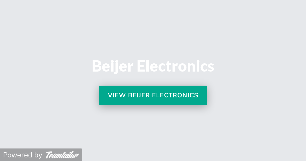 Welcome to Beijer Electronics! - Beijer Electronics