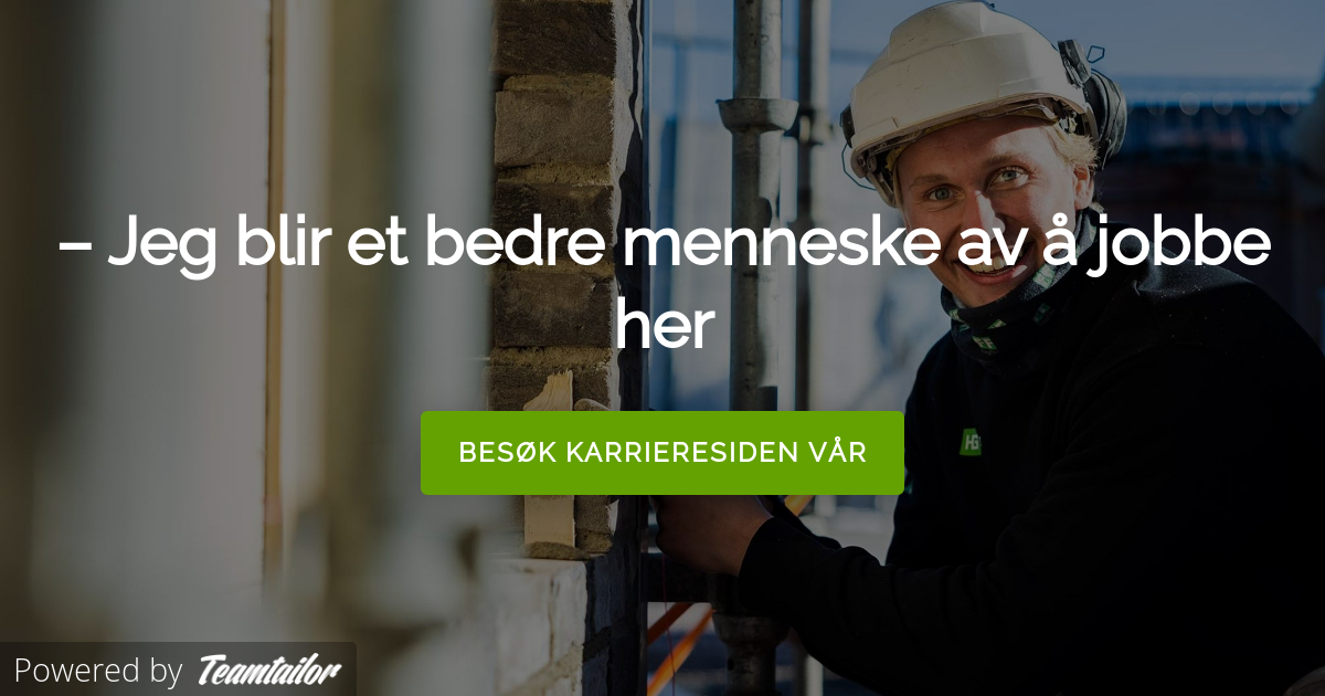 Jeg blir et bedre menneske av å jobbe her - Håndverksgruppen Norge