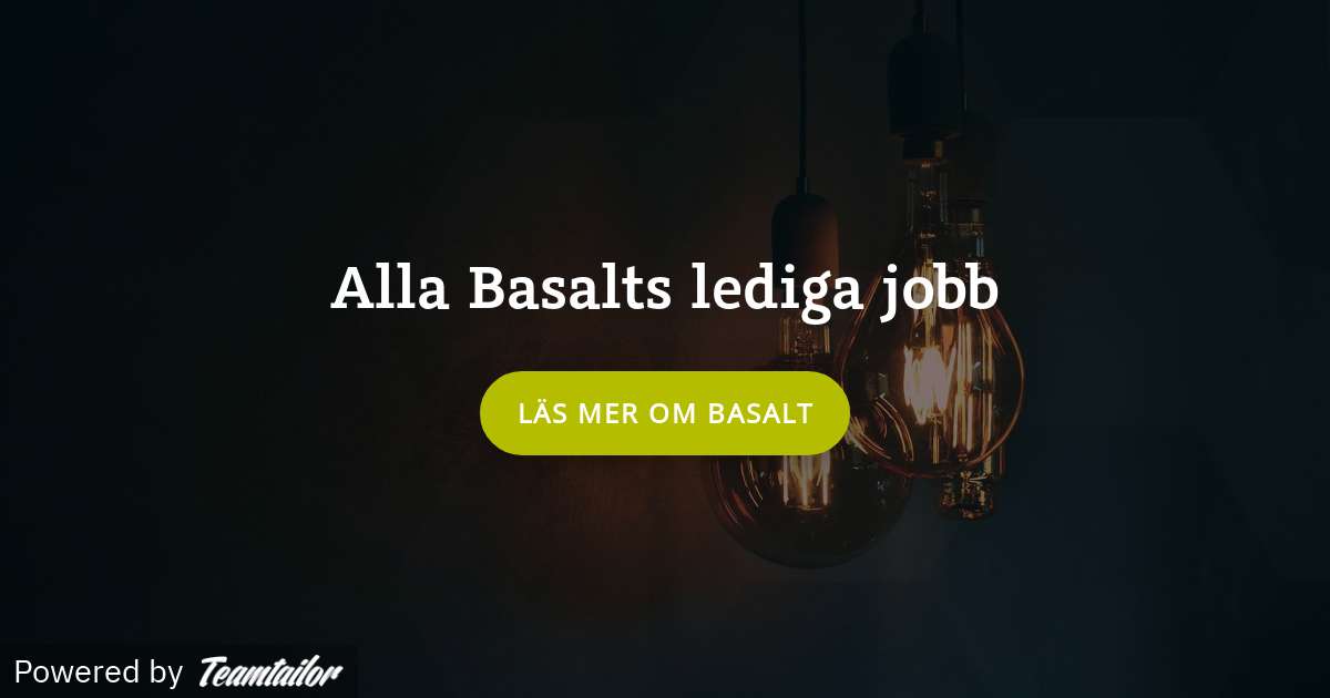 Current job openings - Basalt AB