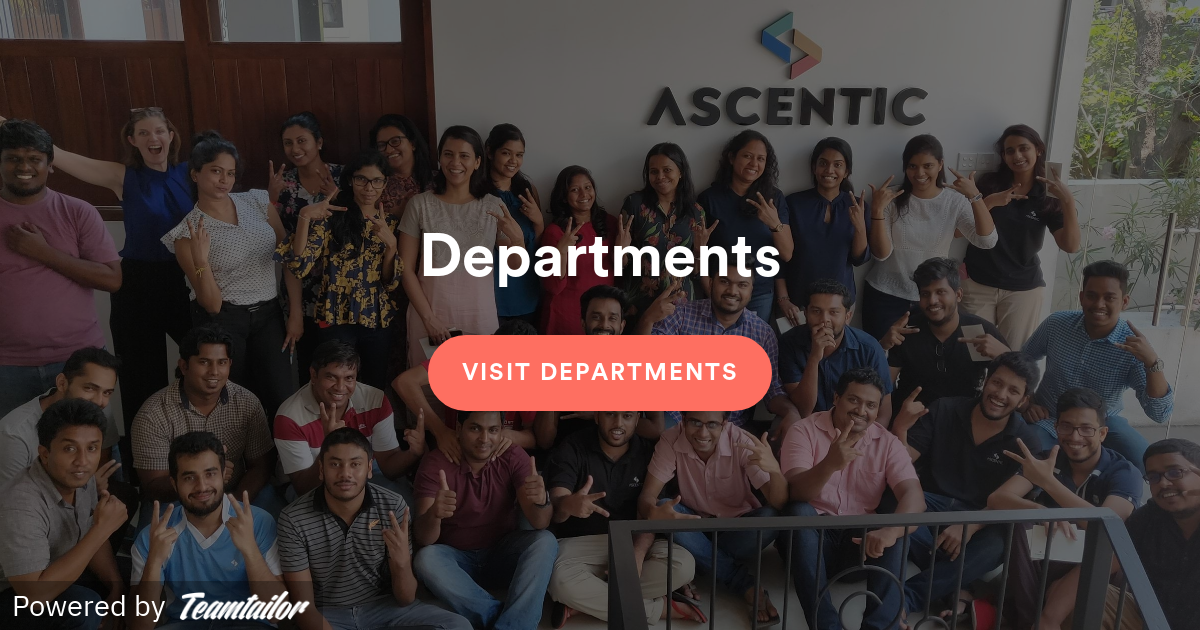 Departments - Ascentic
