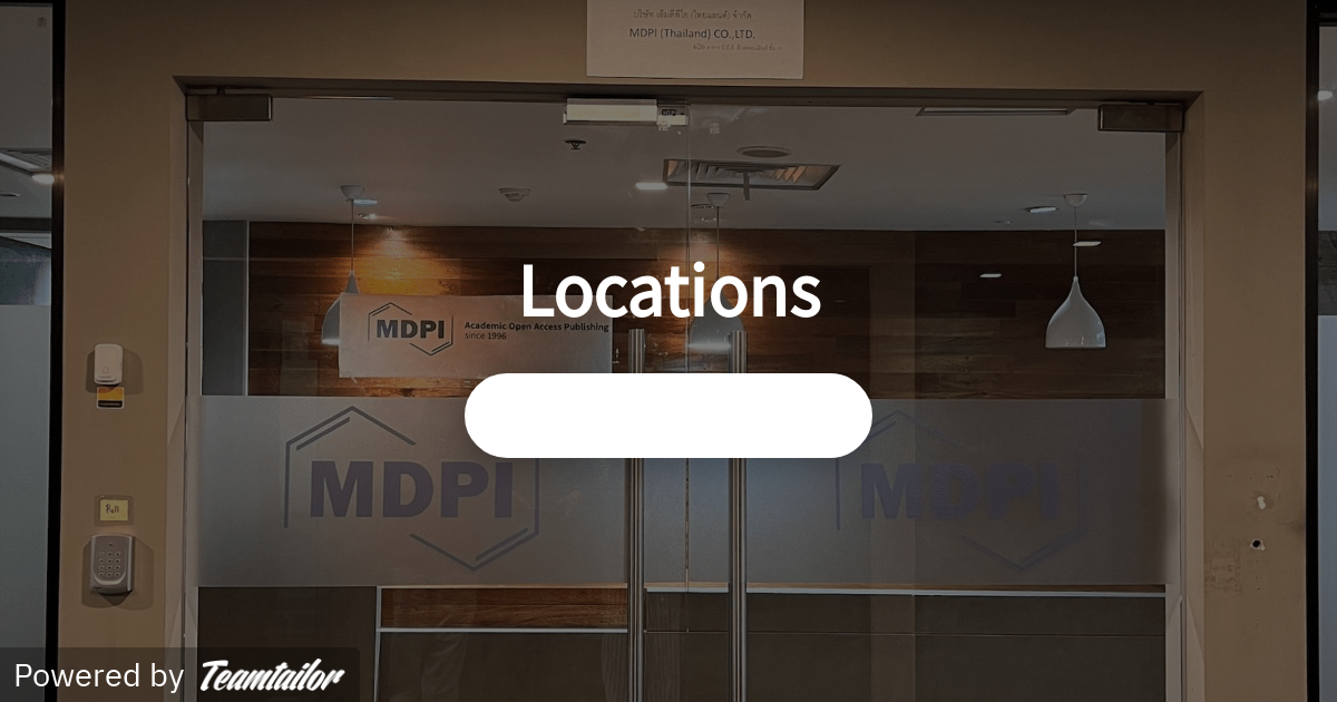 Locations - MDPI Thailand