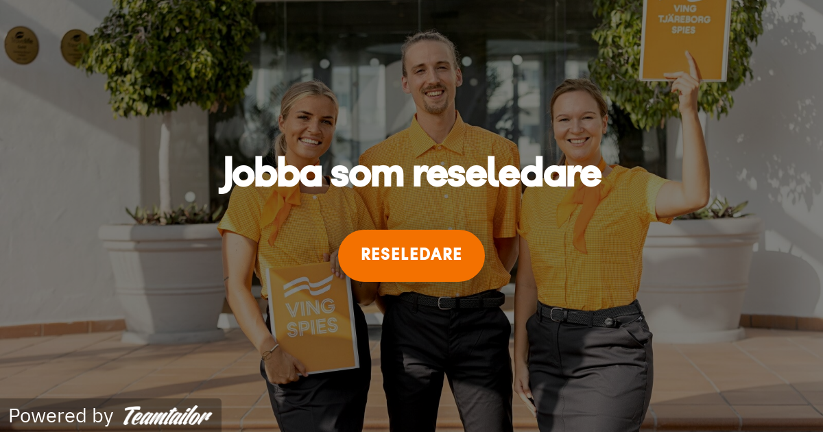 Jobba som reseledare hos Ving - Ving Sverige