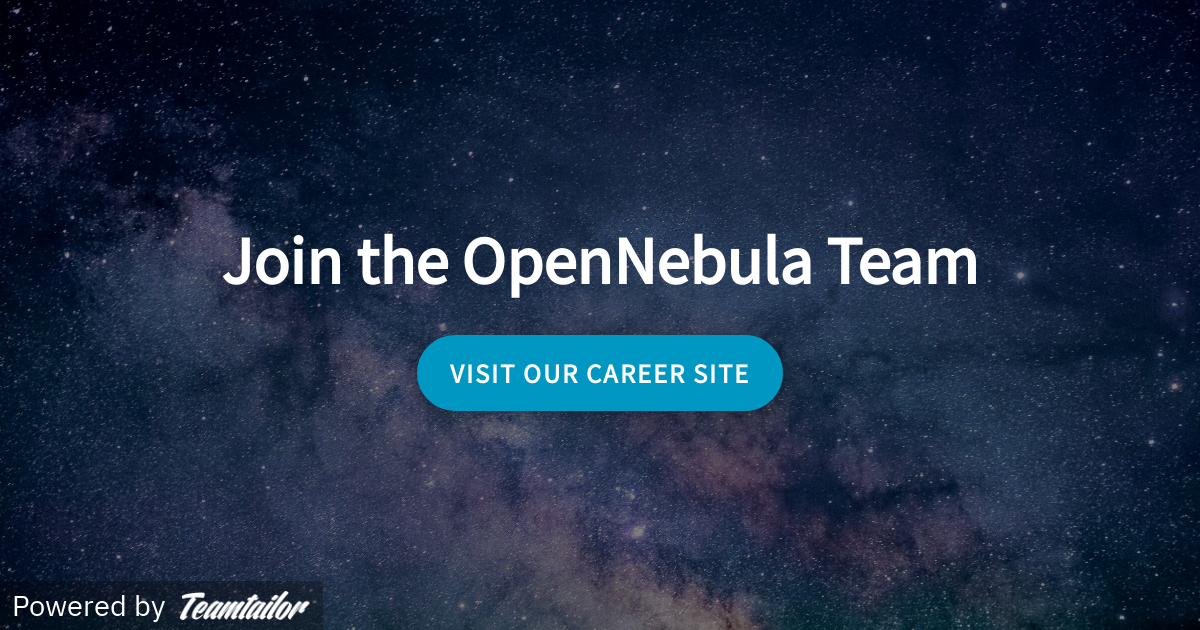 Join The Opennebula Team Opennebula Systems