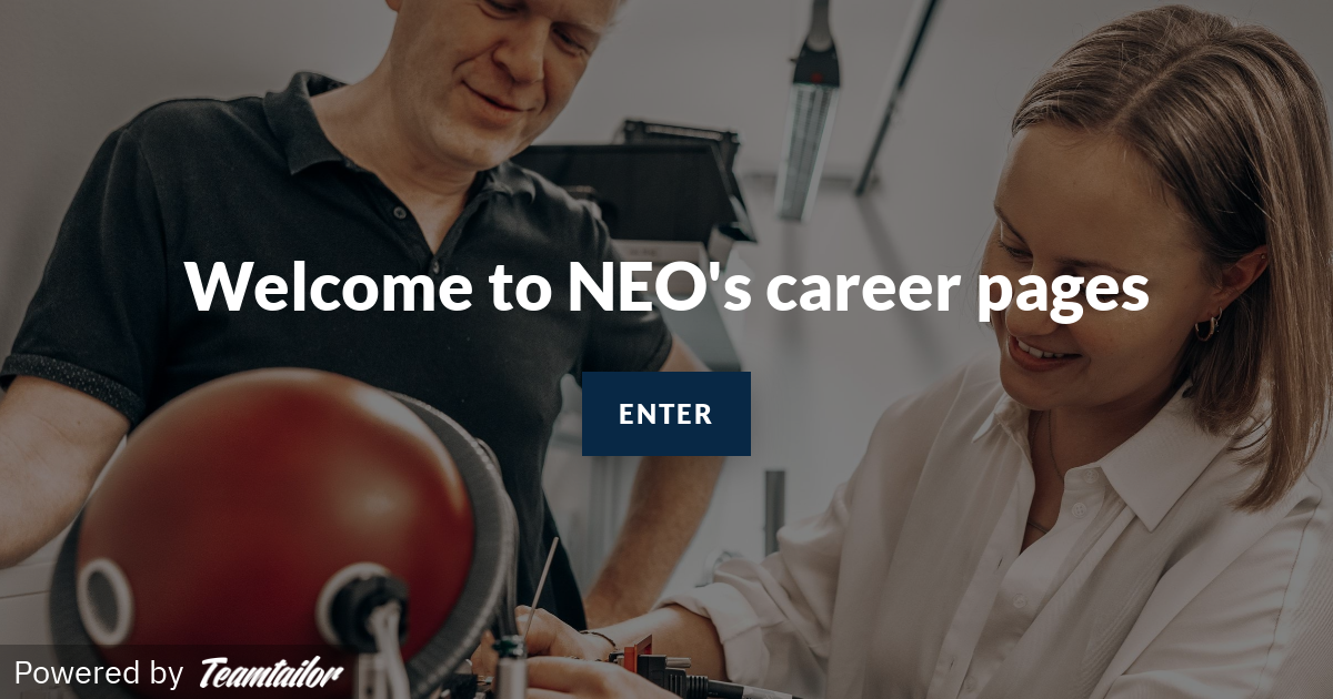 Career at NEO/HySpex? - Norsk Elektro Optikk