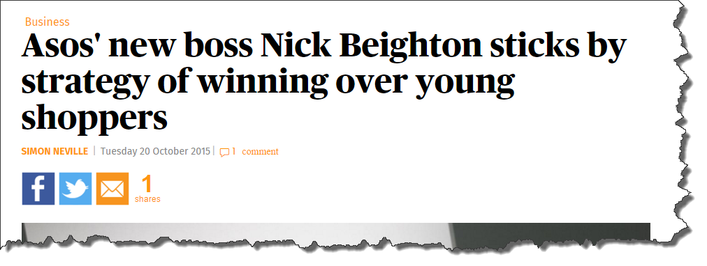 Asos sticks by its strategy - even if it means… | Business | tutor2u