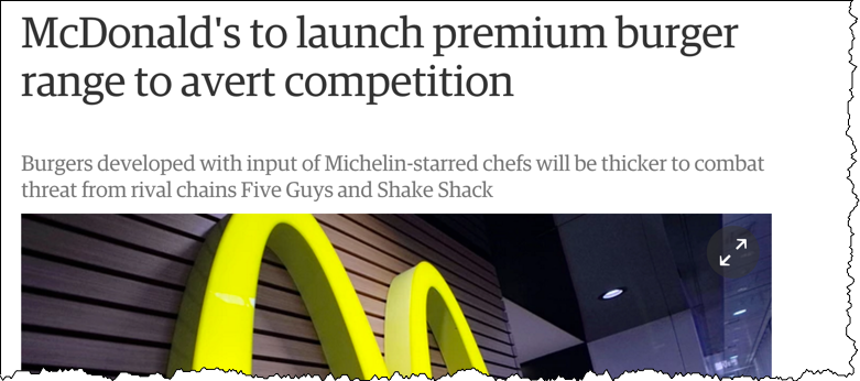Can McDonalds Succeed with Premium Burgers? | Business | tutor2u
