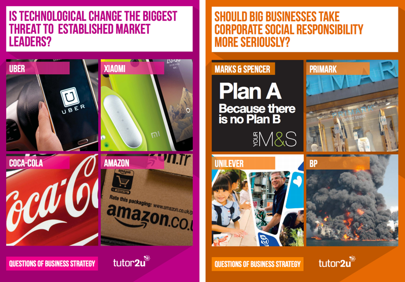 Classroom Posters: Questions of Business Strategy | Business | tutor2u