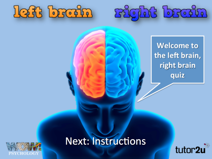Teaching Resource: Models of Memory (Left Brain | Psychology | tutor2u