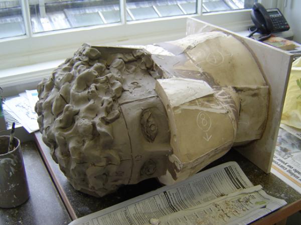 Janus clay model now finished • V&A Blog
