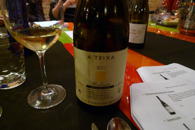 Cata de Ribeiros en restaurante Ciro. Grupo de Catas Valencia.