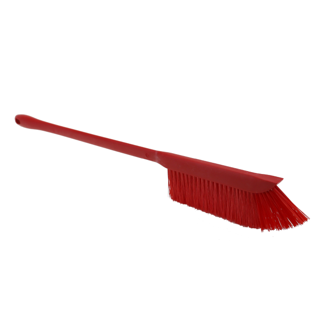 Long-handled, Slimline Stiff Cleaning Brush - Red - Klipspringer