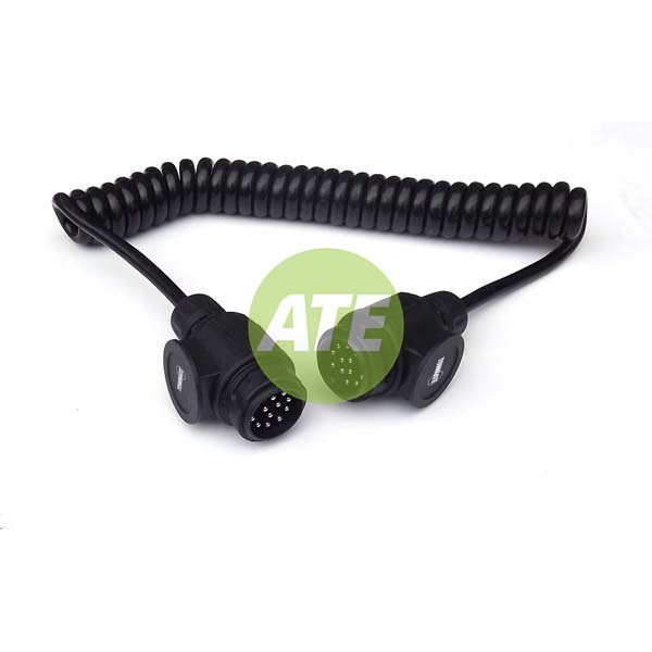 3M 13 PIN CURLY EXTENSION LEAD (PLUG/PLUG) - ATE