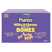 Pointer Milky & Cheesy Small Bite Bones 10kg - TrustPet