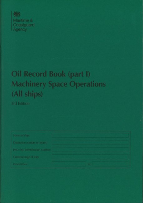 Oil Record Book Part 1, Machinery Space Operations - toddnavigation