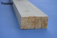Treated Planed Timber 69 x 31mm 5.1 Metre (3x1.5" 17Ft) - Goodwins