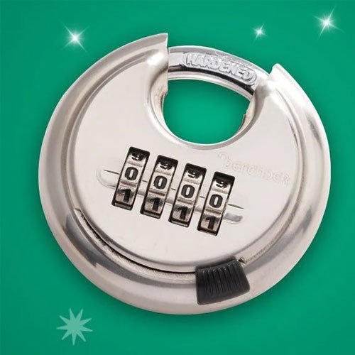 High Security Defender 70mm Disc Diskus Combination Padlock | Buy Now ...