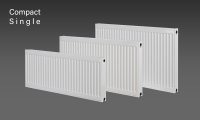 Radiator - Single Panel 500 x 500mm - 1865 BTU - Goodwins